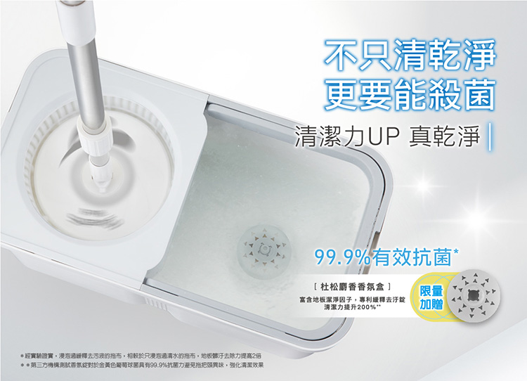清潔神器「好神拖」！全新「省力雙渦輪旋轉拖把｣清潔力UP！ | beanfun!